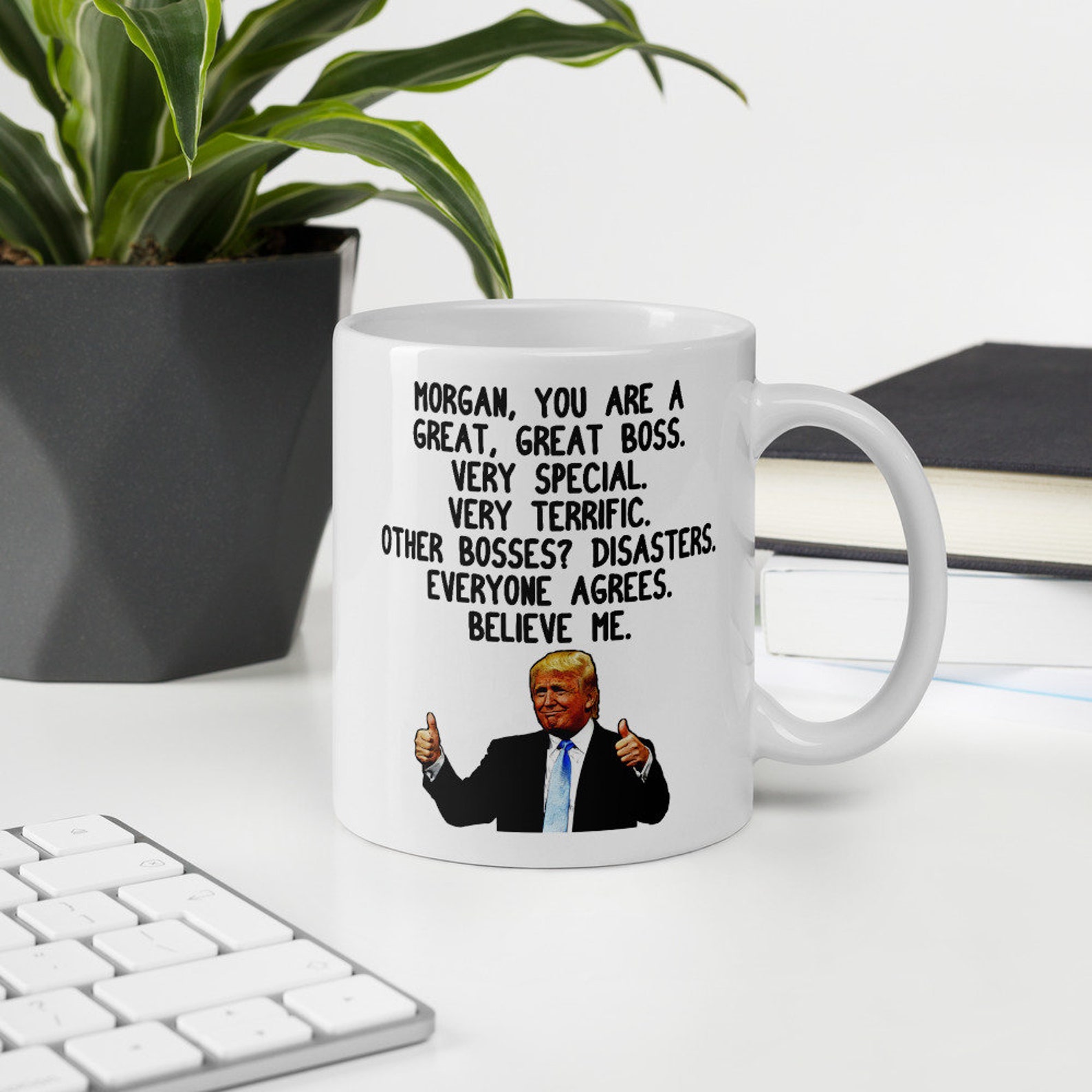 Personalized Trump Boss Coffee Mug Conservative Boss Gift - Etsy