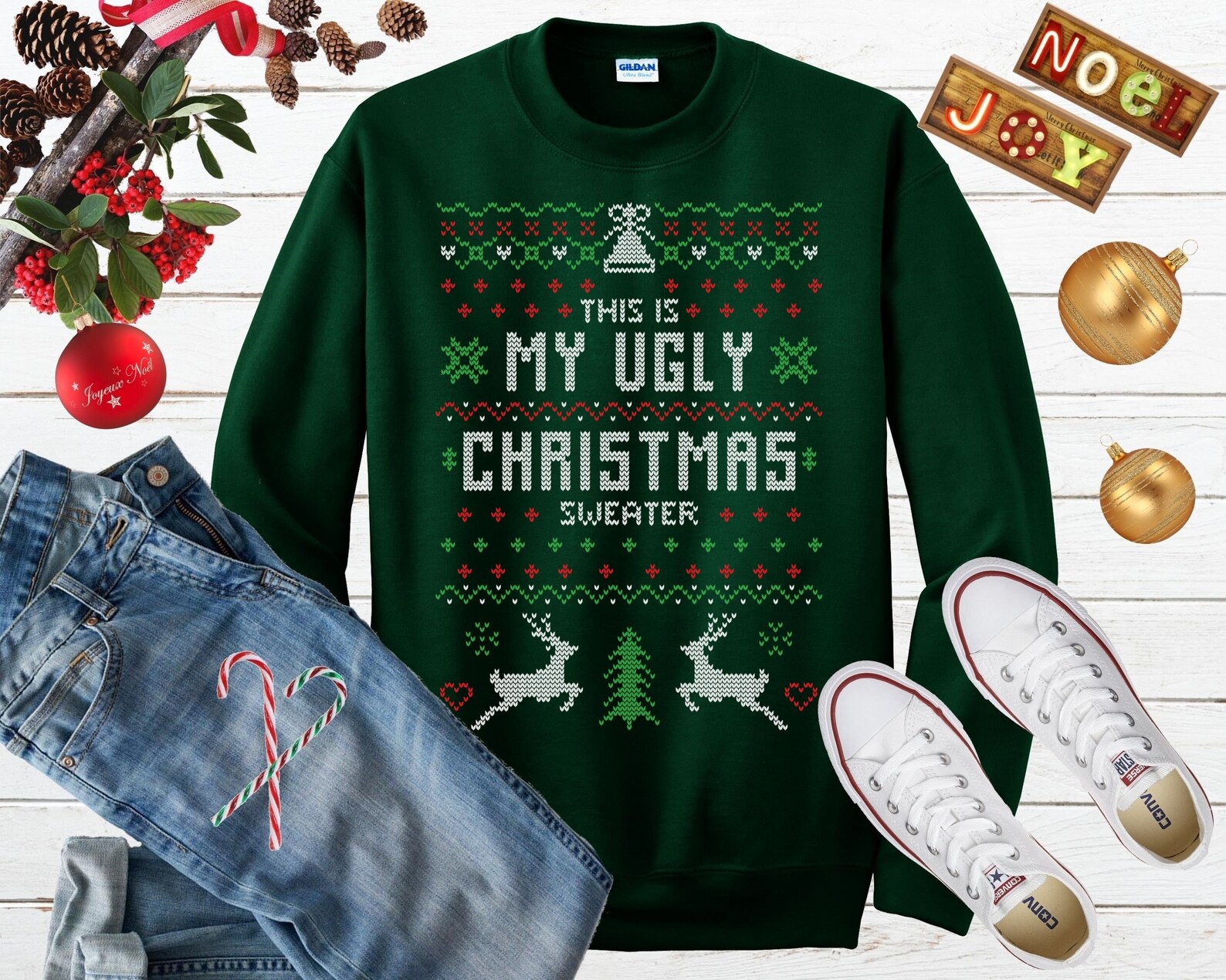 This is My Ugly Christmas Sweater Ugly Sweater Christmas - Etsy