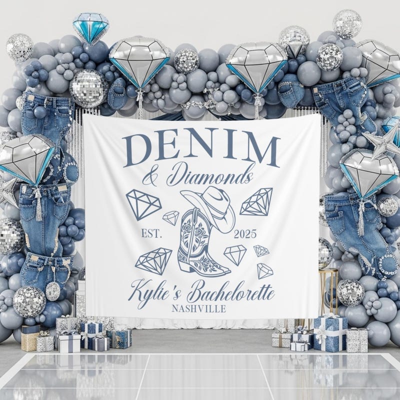 Denim Backdrop - Etsy