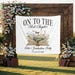 Book Themed Graduation Photo Backdrop on to the Next Chapter Grad Party ...