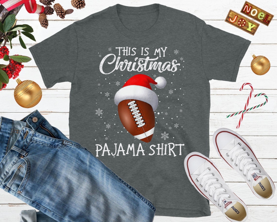 Football Santa Hat Ugly Christmas Sweater This is My Christmas - Etsy