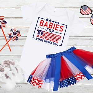 Babies for Trump Bodysuit, Trump Baby Gift, MAGA Baby Trump 2024 Baby ...