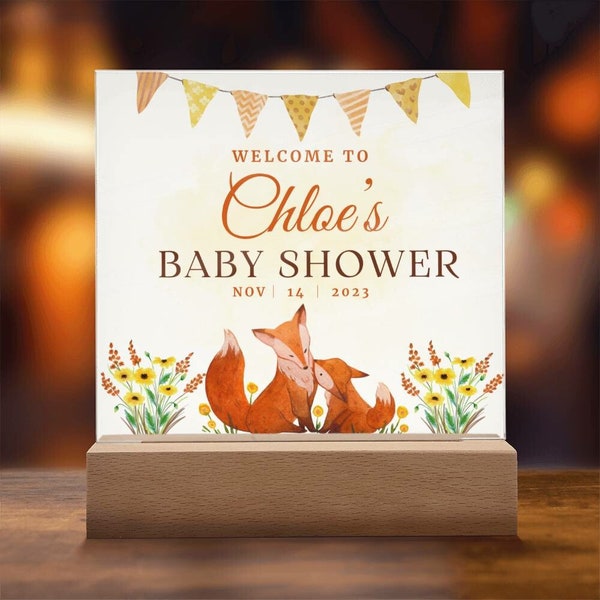 Fox Baby Shower - Etsy