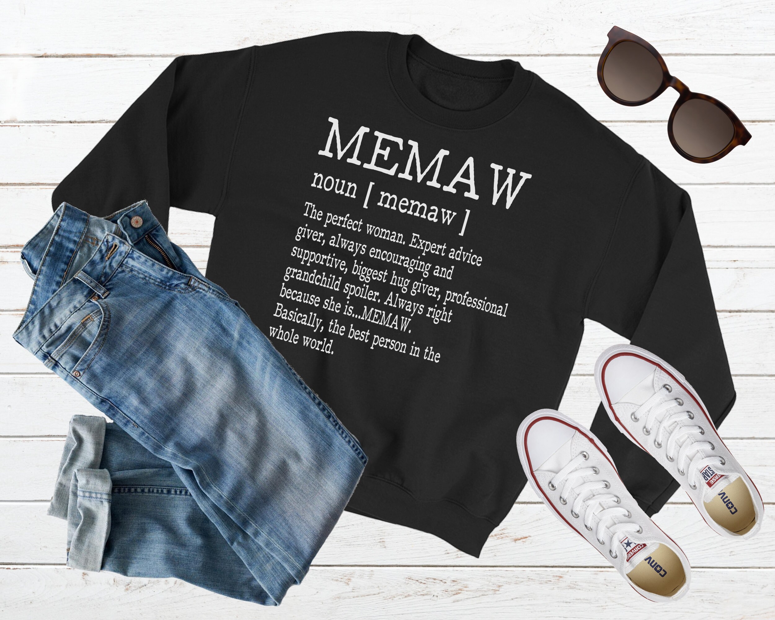 Memaw Definition Shirt Funny Memaw T-shirt Personalized | Etsy UK