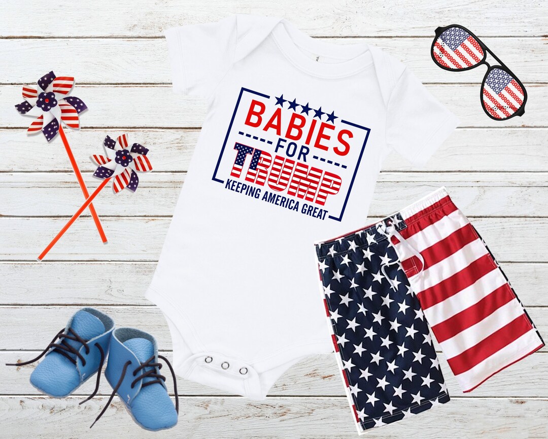 Babies for Trump Bodysuit, Trump Baby Gift, MAGA Baby Trump 2024 Baby ...