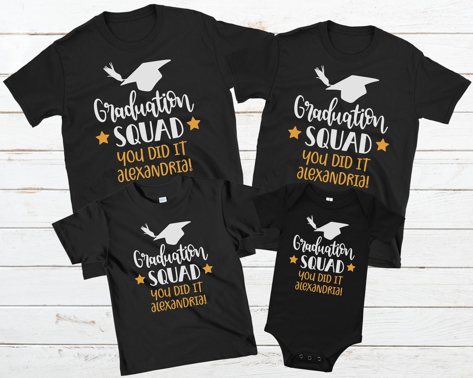 Personalized Graduation Squad Shirt Matching Family Graduation - Etsy