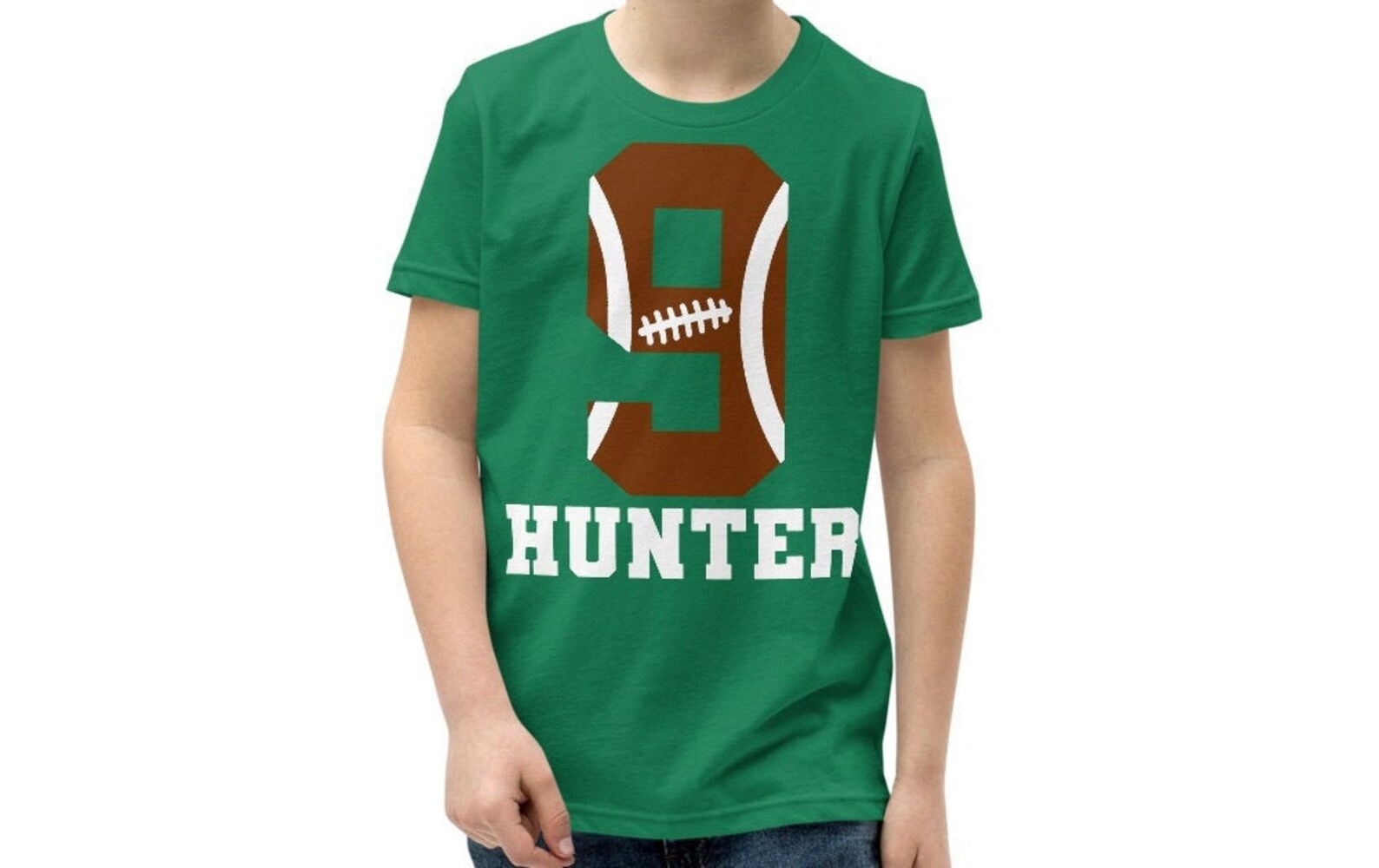 Personalized Football 9th Birthday Shirt Boys Nine Birthday - Etsy