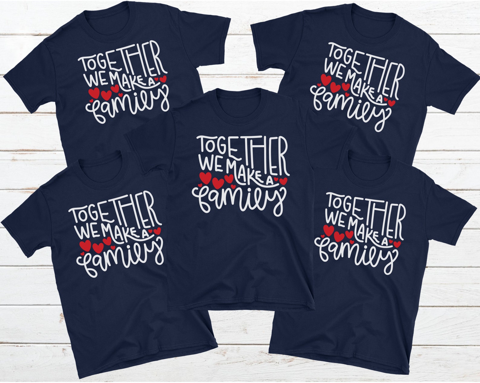 Together We Make A Family Matching Family Shirt Adoption | Etsy