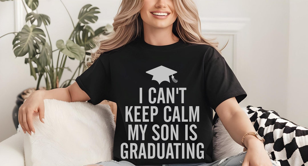 Parent Graduation Shirt Family Graduation Tee for Mom and Dad I Can't ...