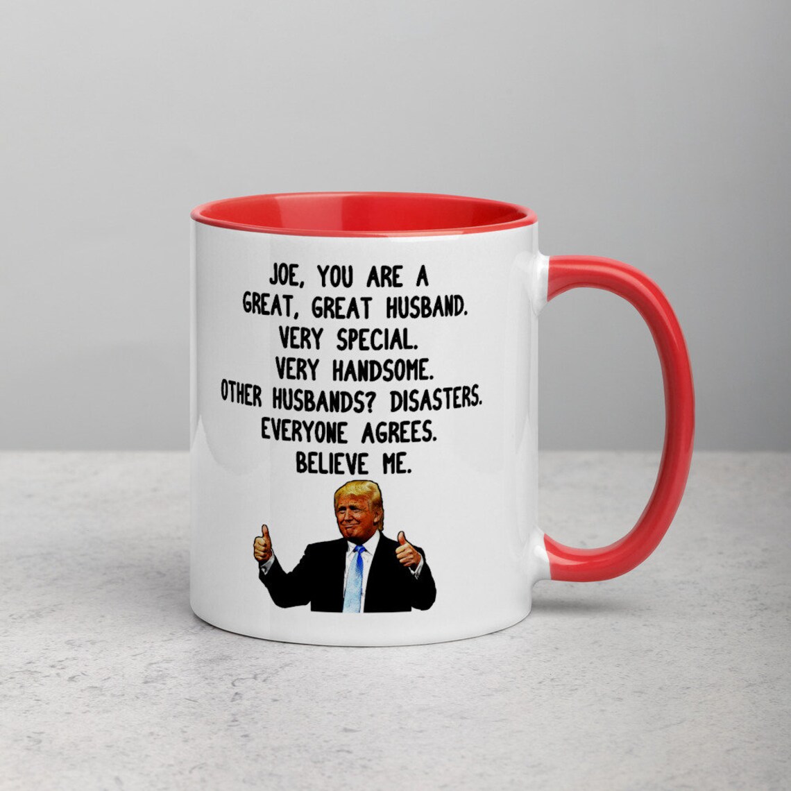 Personalized Husband Trump Coffee Mug Conservative Husband - Etsy