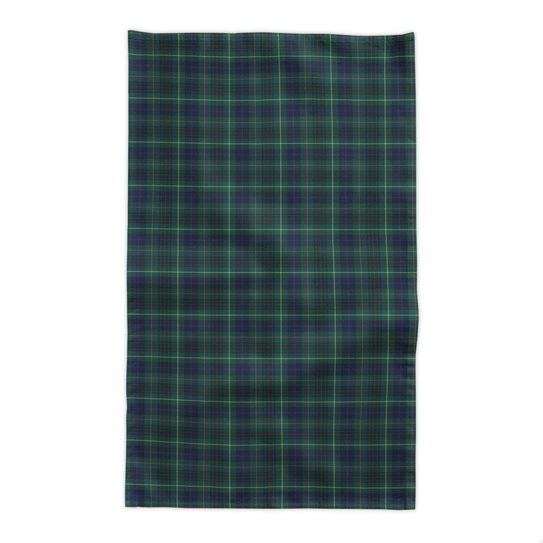 Vintage Preppy Baby Shower Tablecloths Navy & Green Tartan Plaid Table ...