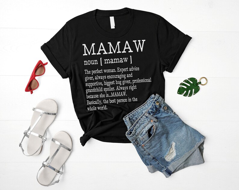 Mamaw Definition Shirt Funny Mamaw T-shirt Personalized - Etsy