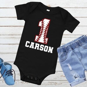 Personalized Baseball 9th Birthday Shirt, Boys Ninth Birthday Gift ...
