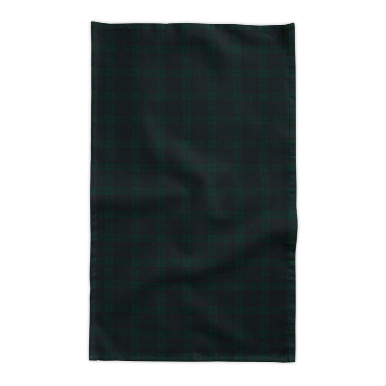 Blackwatch Tartan Tablecloths Classic Navy & Green Plaid Table Linens ...