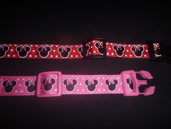 Minnie Mouse Dog Collar | Etsy