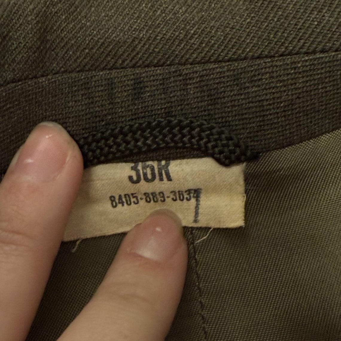 Vintage 60's Viking Clothing VIETNAM Era Military SERGE Green Wool ...