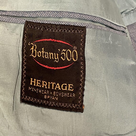 2 pc Vintage 70's Botany 500 Men's MOD SKY Blue Sport… - Gem
