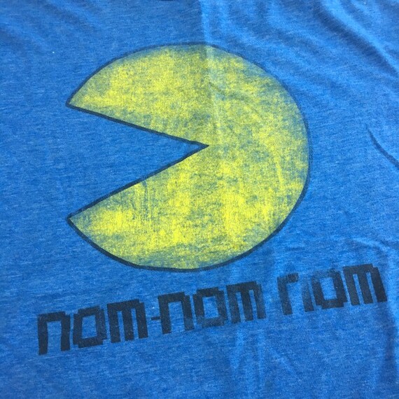 Vtg 80's 90's PAC MAN Men's ARCADE Video Game Soft Th… - Gem