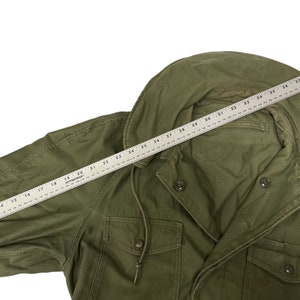 Vintage 60's Vietnam War US Army M65 Sateen Jacket USN Military HOODED Field Jacket L - Etsy