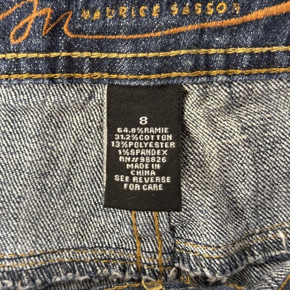 Vintage 70's Style Maurice Sasson Denim EMBELLISHED F… - Gem
