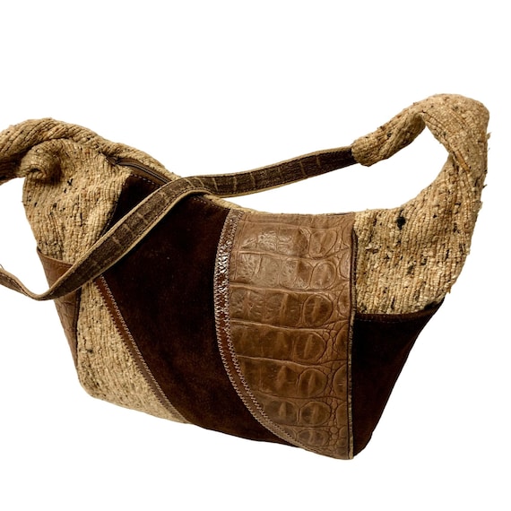 Vintage 60 70's Richmark Earth TONE Suede Leather HoB… - Gem