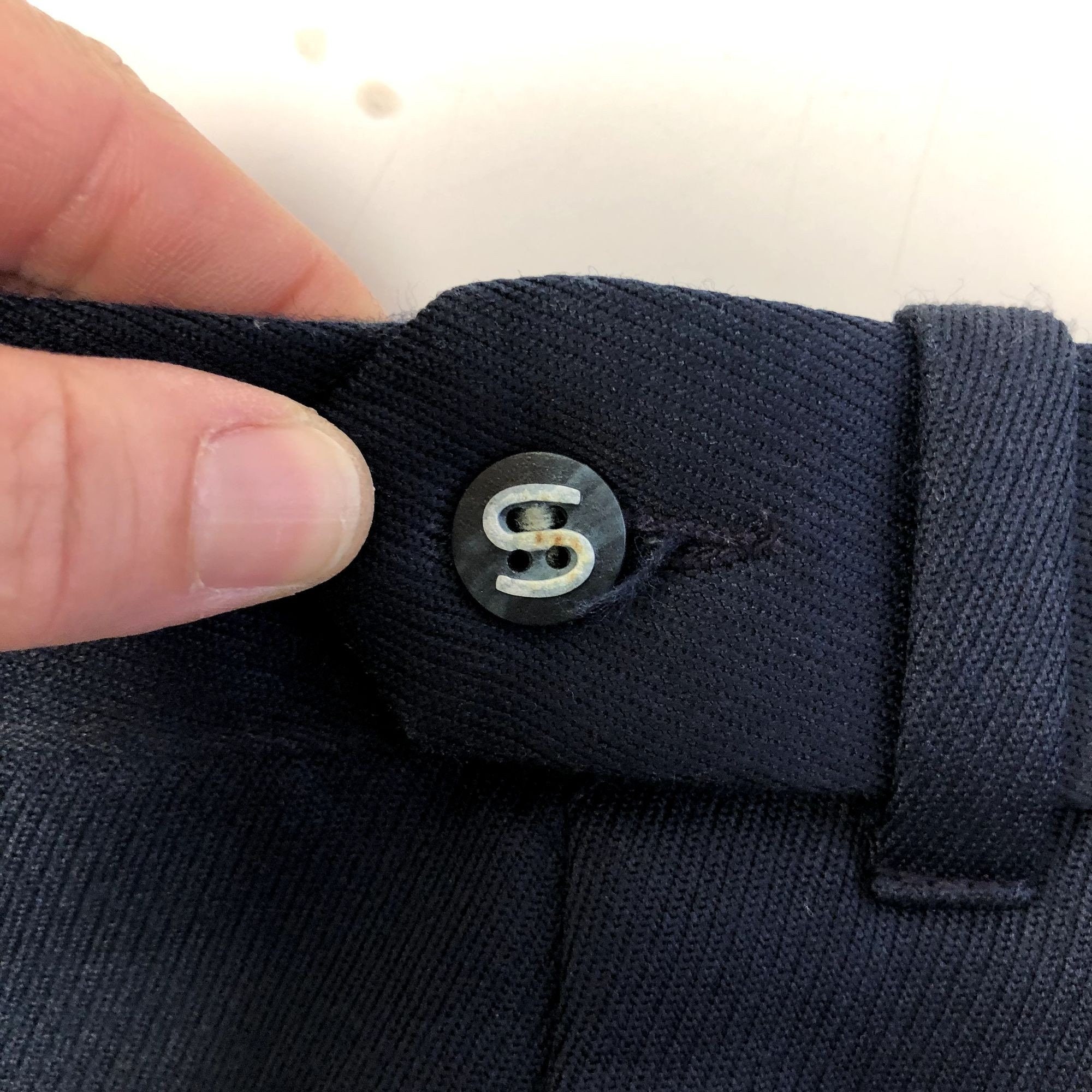 Vintage 70's Sansabelt Jaymar Blue Mod Textured DISCO Golf BELL BOTTOMS ...