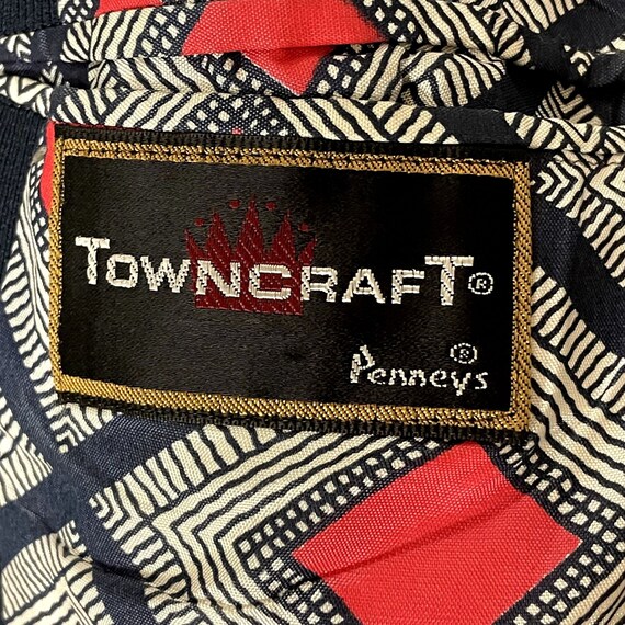 Vintage 70's Towncraft Men's Blue MoD Sport Coat DISC… - Gem