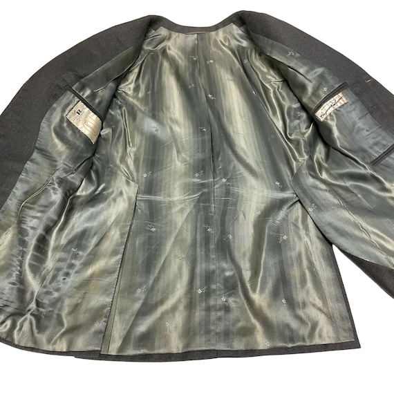 Vintage 70’s Louis Roth BESPOKE Men's Gray Sport Coat… - Gem