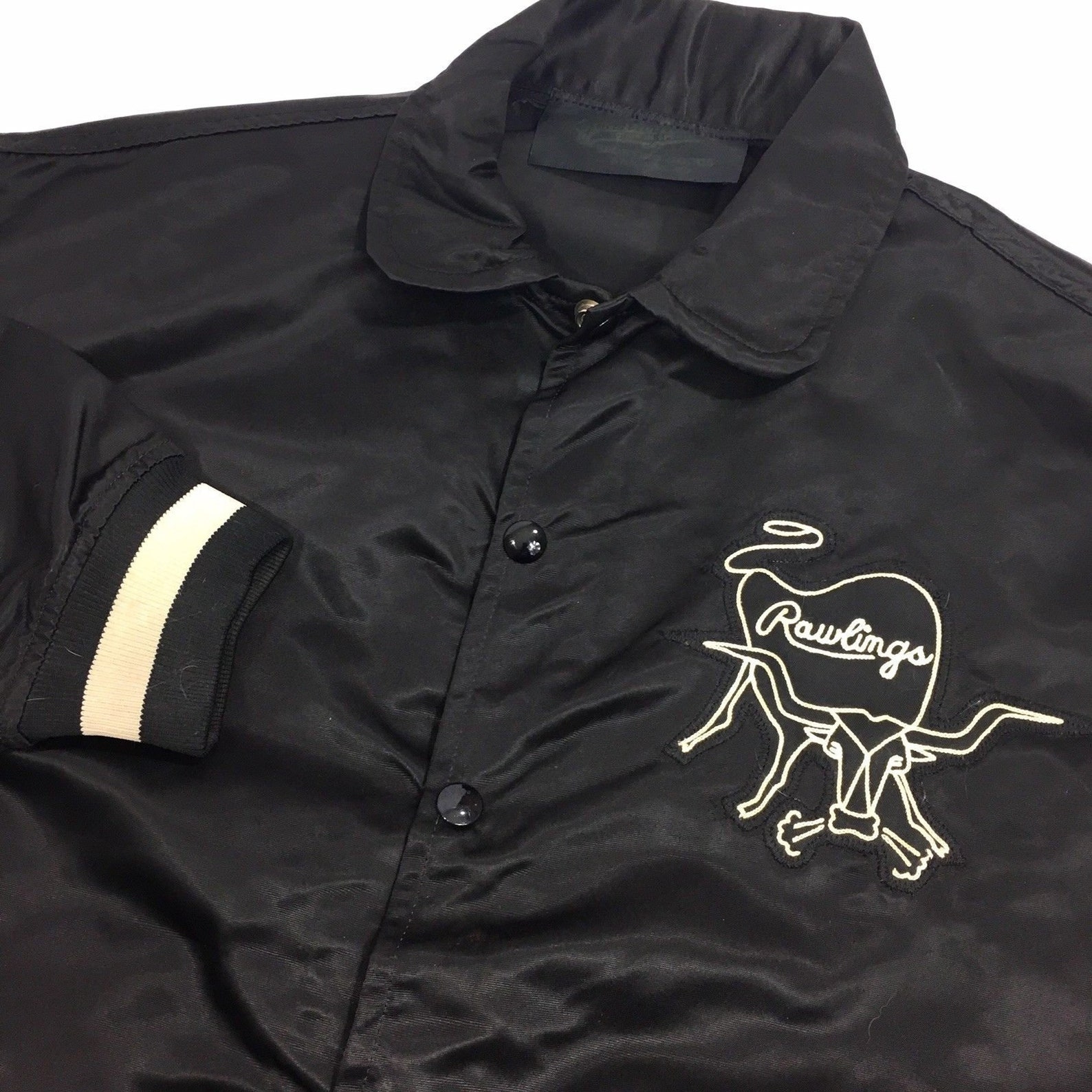 Vtg 1950's 1960's Vintage 50 60's Rawlings Men Black Embroidered ...