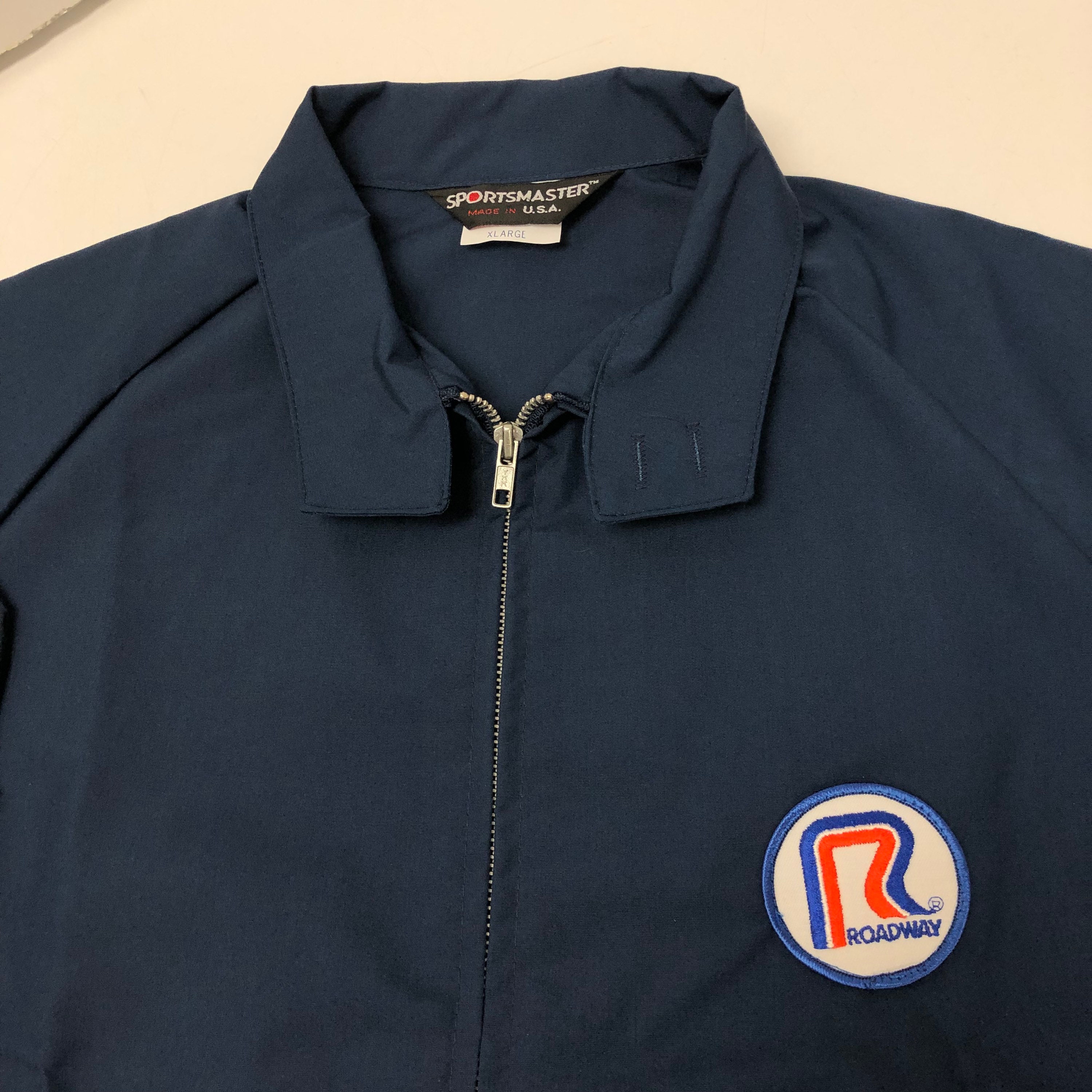 NOS New Vtg 80s ROADWAY American TRUCKING Delivery Driver Jacket ...