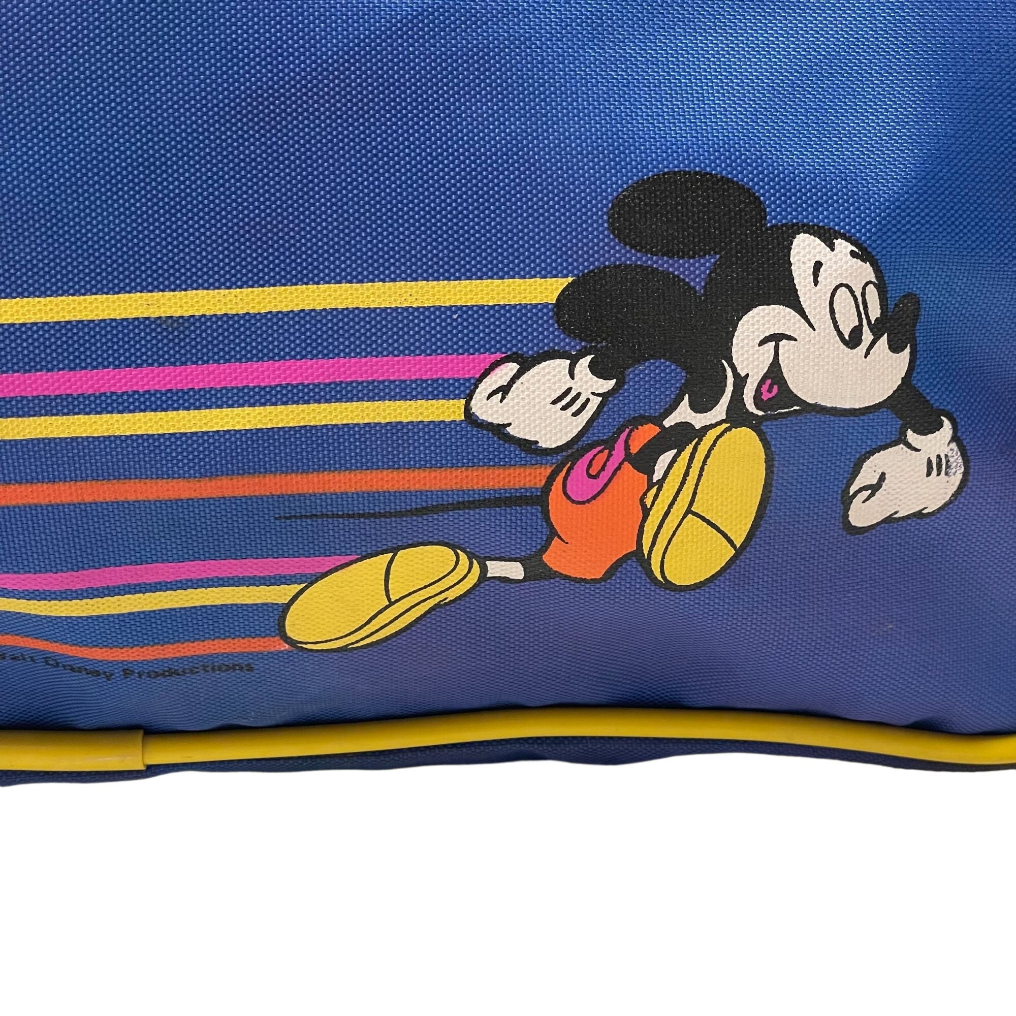 Vintage 80's Walt Disney Blue MICKEY MOUSE Gym Workout Bag - Etsy