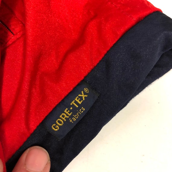 Vintage Fila Logo SHINY Red White Blue Gore-Tex Track… - Gem