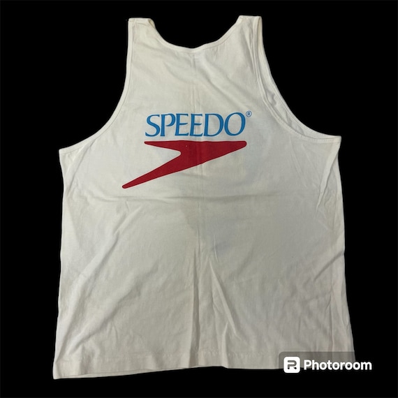 Vintage 80’s Speedo OLD SPICE King of The Beach Tank … - Gem