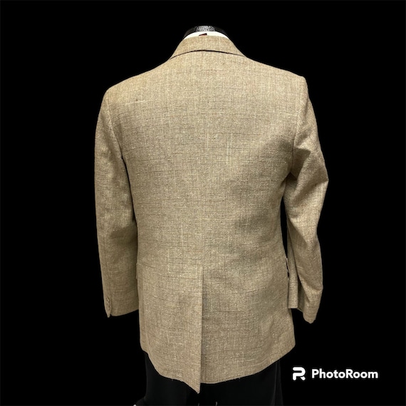 Vintage 70's Farah TROPICAL ISLAND Beige Sport Coat M… - Gem