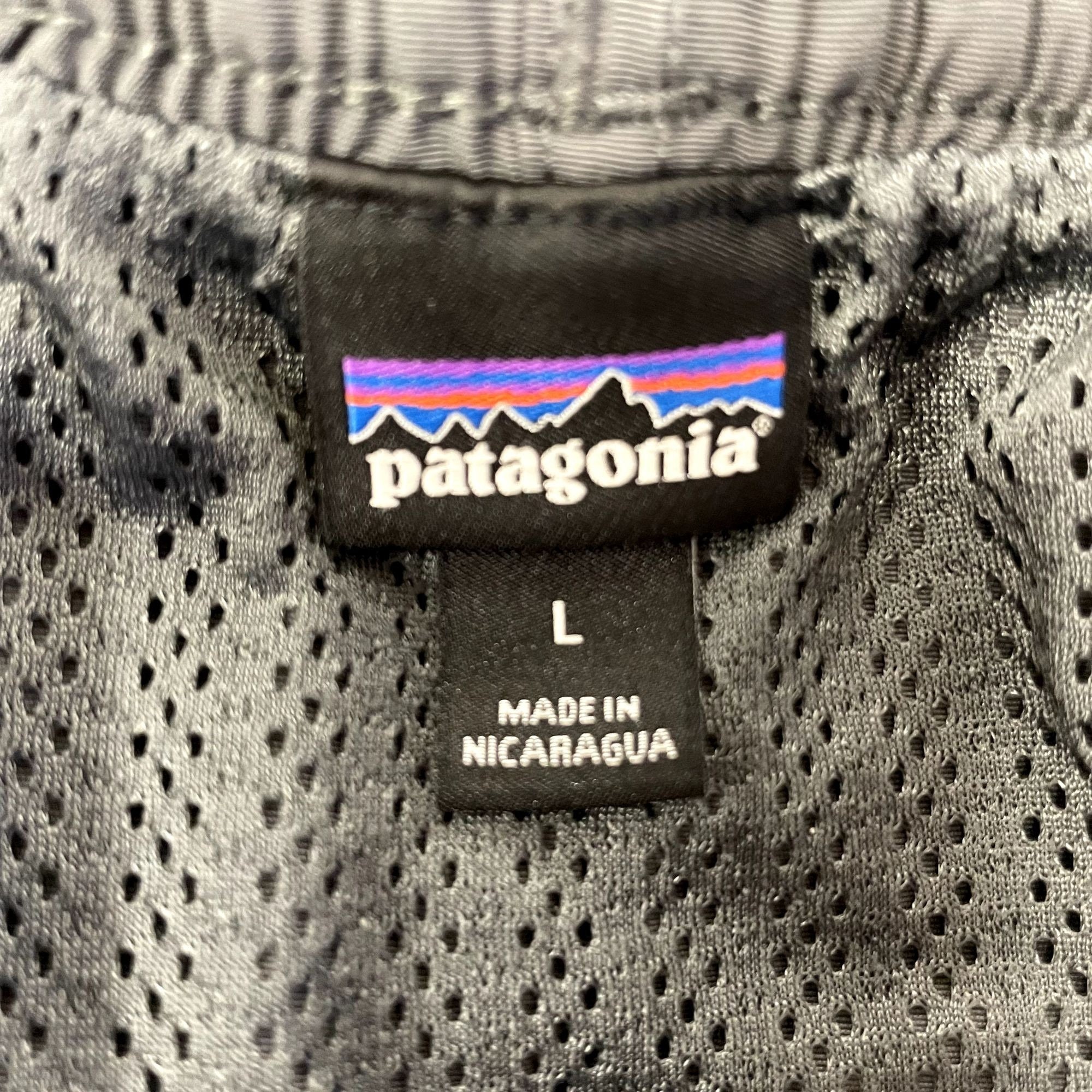 Vtg Y2K Patagonia Men's Gray Swim Trunks LOGO Athletic NYLON Beach ...