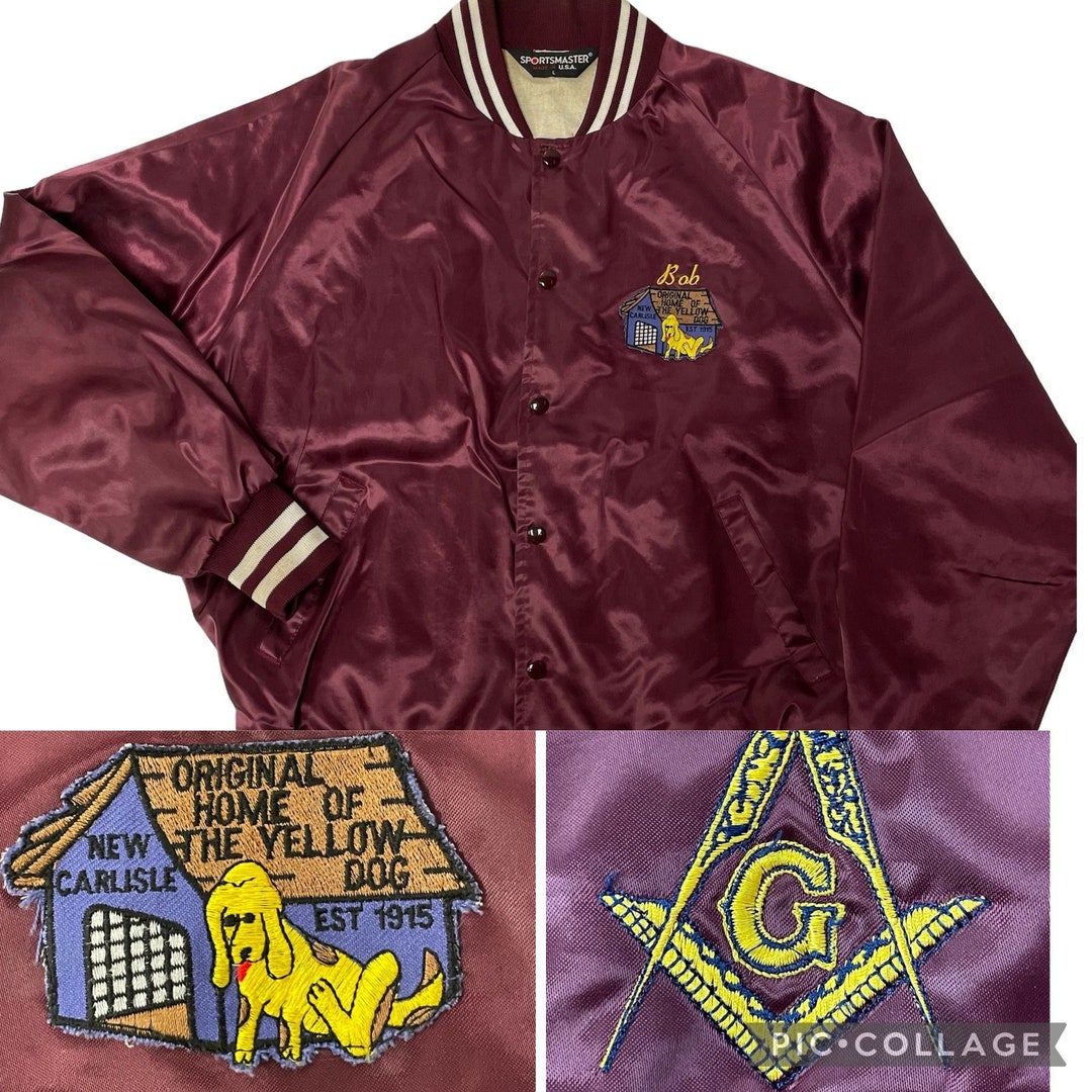 Vintage 80’s Sportsmaster Masonic LODGE 764 FAIRBORN OH Shiny Satin ...