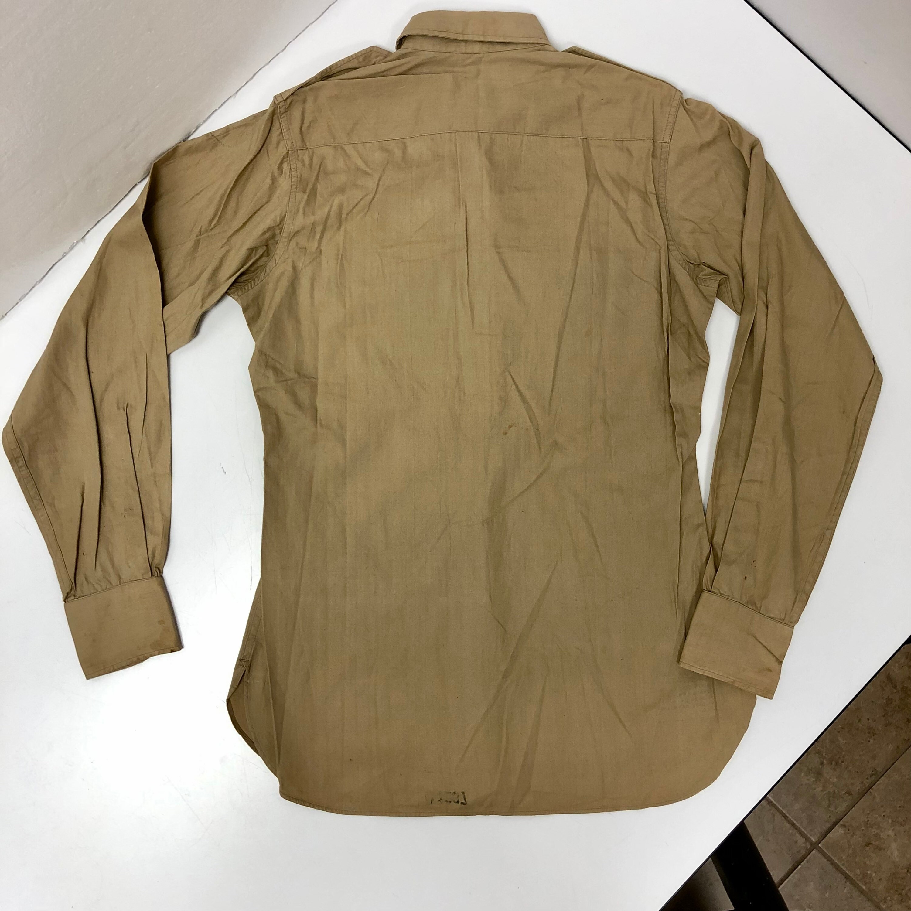 Vintage 1948 Bo-jack Poplin Khaki Military USA US Army WWII Vintage 1948 Bo-jack Poplin Khaki Military USA US Army WWII