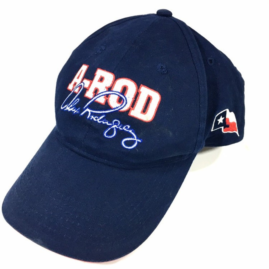 Vintage Rangers MLB Alex Rodriguez Embroidered Hat A-ROD Strapback ...