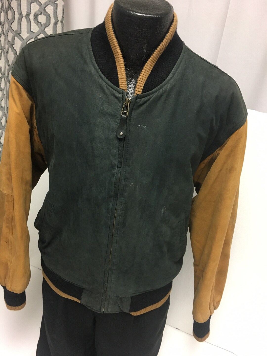 Vtg 80-90's U2 Wear Me Out Black Gold 2 Tone Leather - Etsy