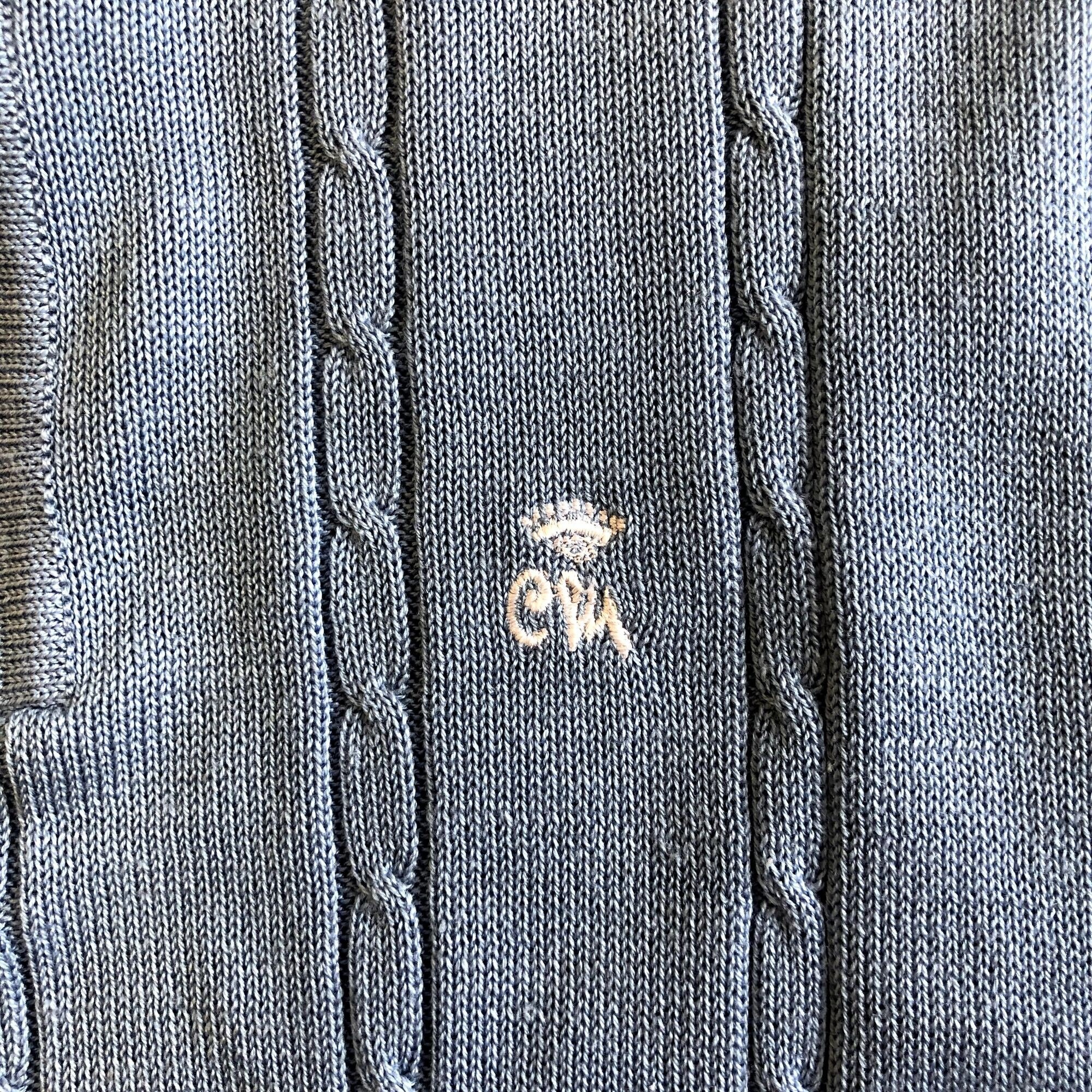 Vintage 50 60's Countess Mara LOGO Men Sky Blue ROCKABILLY Panel LOOP ...