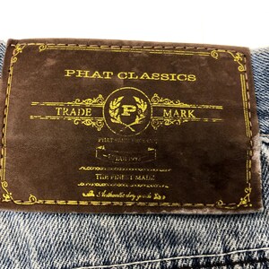 Vintage 90's Y2K Phat Farm DISTRESSED Blue Jean SKATER Denim Baggy ...
