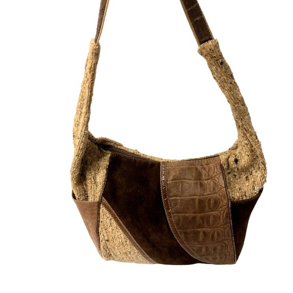 Vintage 60 70's Richmark Earth TONE Suede Leather HoB… - Gem