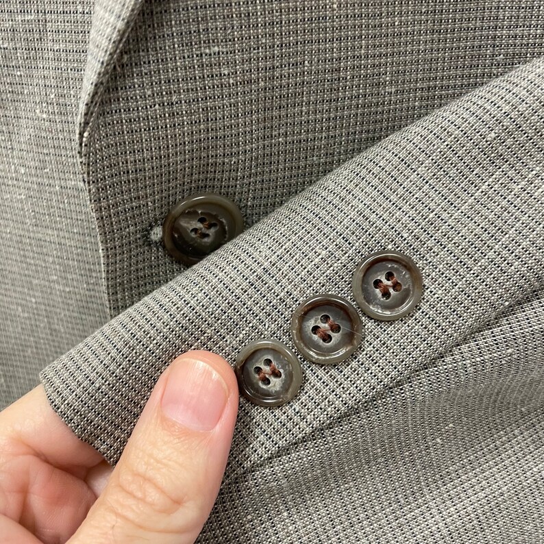 Vintage 50 60's Johnny Carson Gray Hollywood Sport Coat ATOMIC FLECK ...