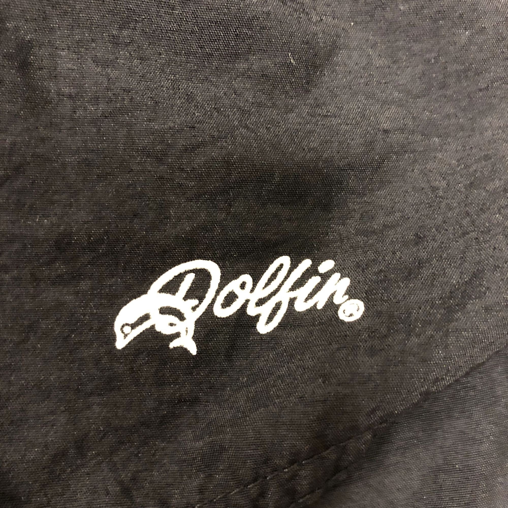 Vintage 80 90's Dolfin Men Black Nylon SPRINTERS Running Track ATHLETIC ...