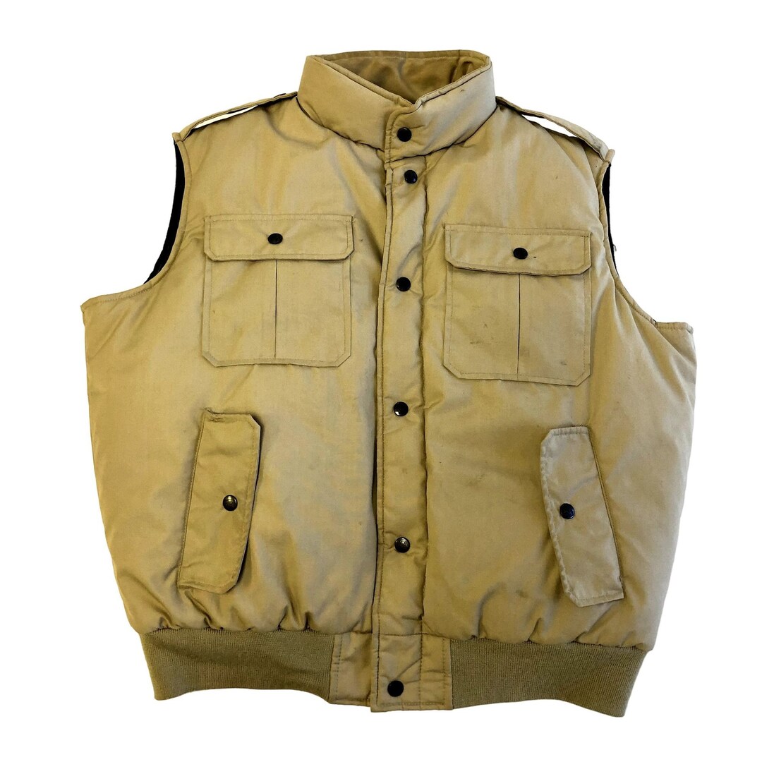 Vintage Black Sheep Men's Khaki DOWN Hunting SAFARI Winter Coat Ski ...