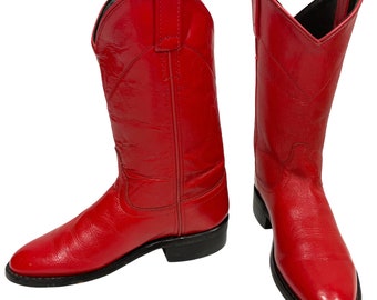 Red Cowboy Boots | Etsy