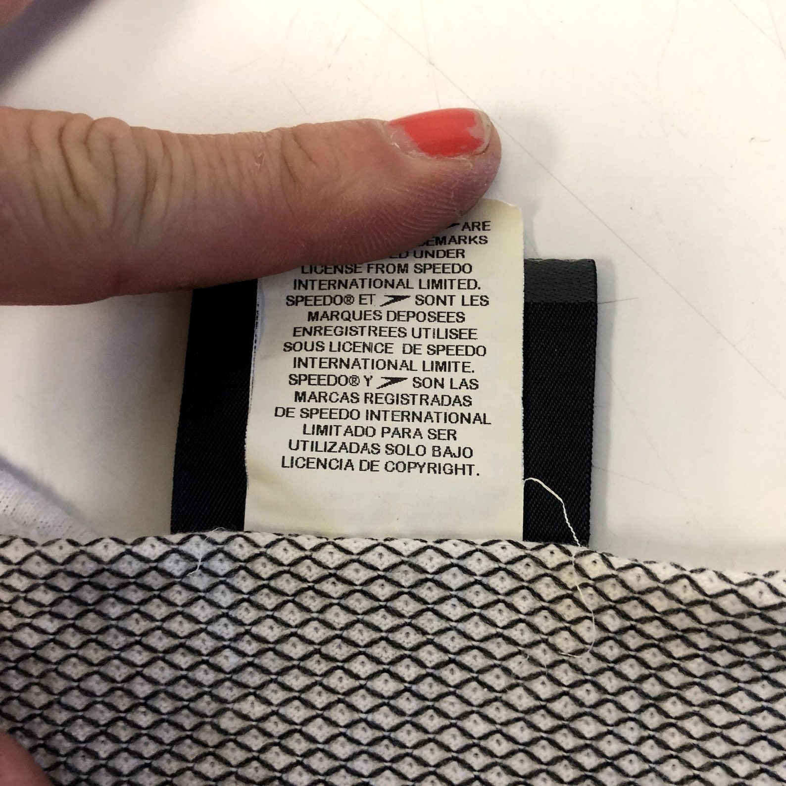 Vtg 90's Speedo Men White Gray MESH Muscle Shirt 3D Logo 50/50 SURFER ...