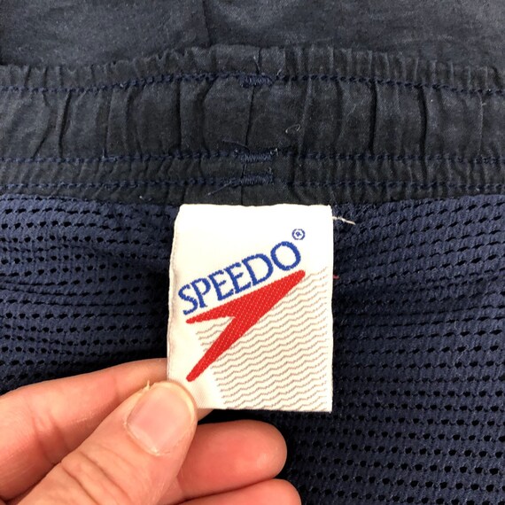 Vintage 90's Speedo Men Navy Blue SPRINTERS Nylon Run… - Gem