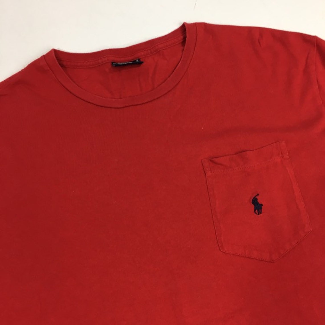 Vtg Old School 90's Ralph Lauren Red POLO Logo Rider - Etsy