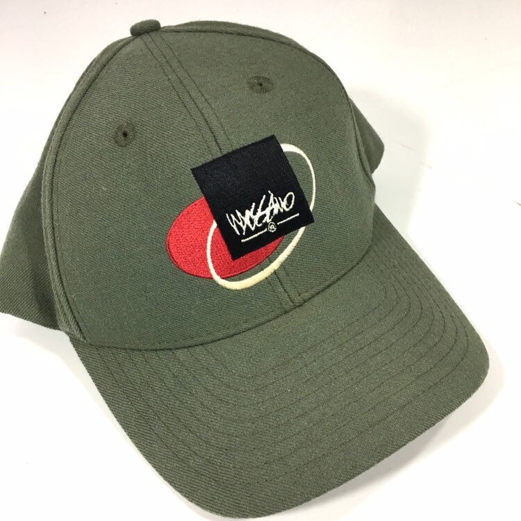 Vintage 90's Mossimo Embroidered Logo SAGE Green Hat Skate Surfer ...